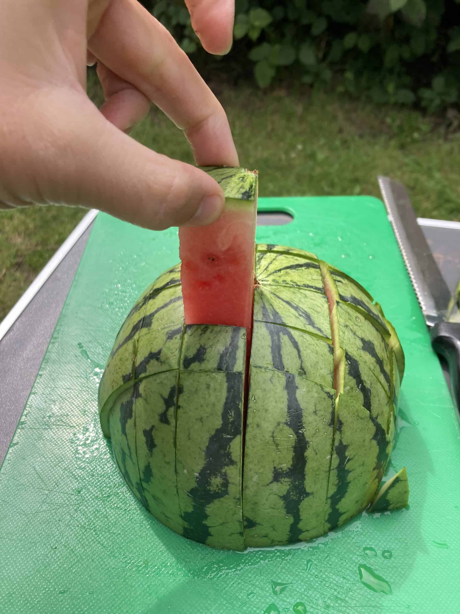 How to Cut Watermelon into Perfect Sticks 🍉 - inspirewithjoy.com