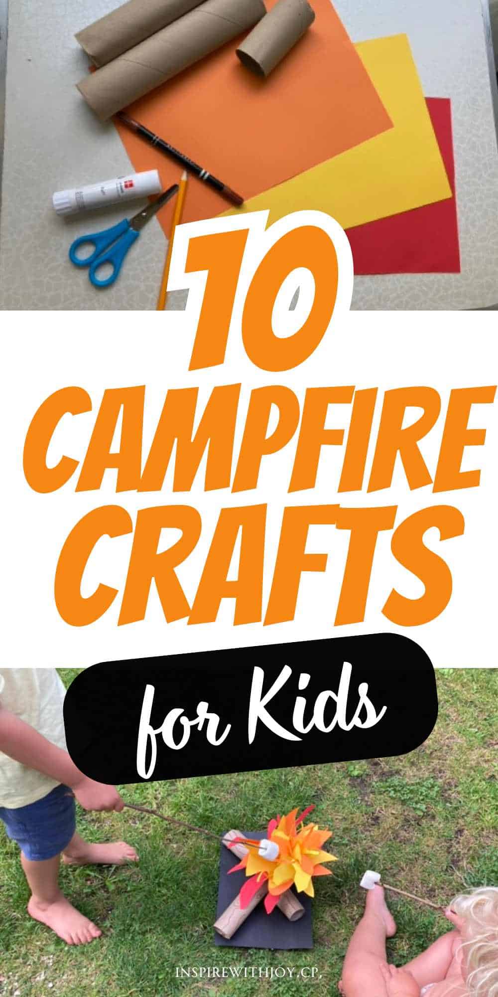 How to Make a Paper Campfire That Looks Real 🔥 - inspirewithjoy.com