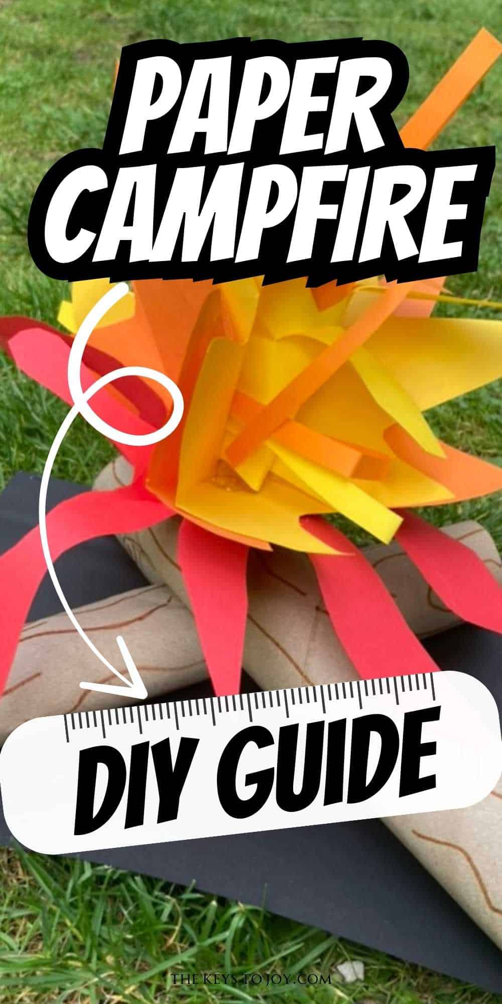 How to Make a Paper Campfire That Looks Real 🔥 - inspirewithjoy.com